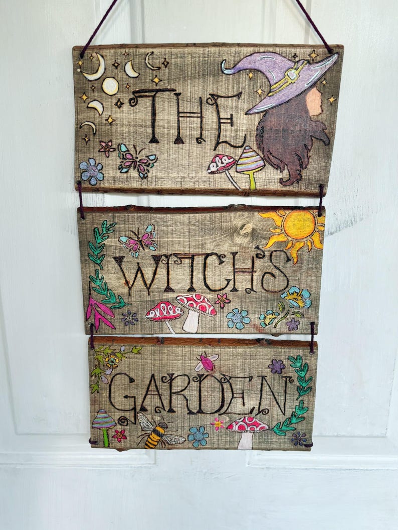 Witchy Garden Sign - Etsy