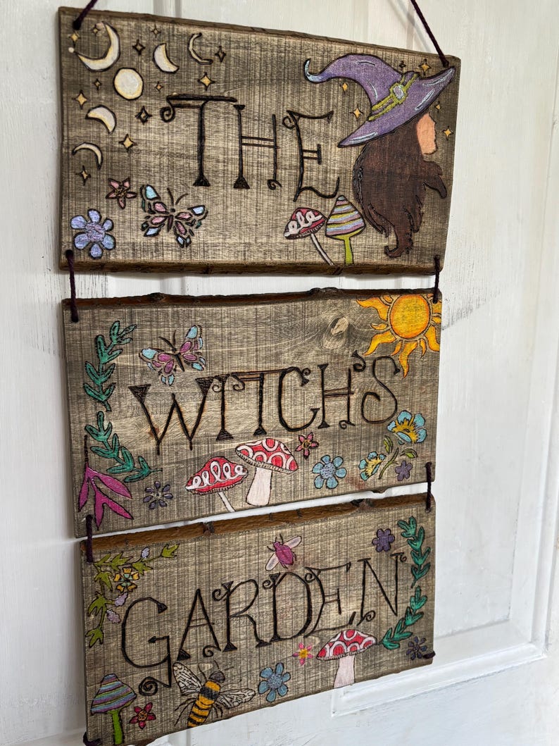 Witchy Garden Sign - Etsy