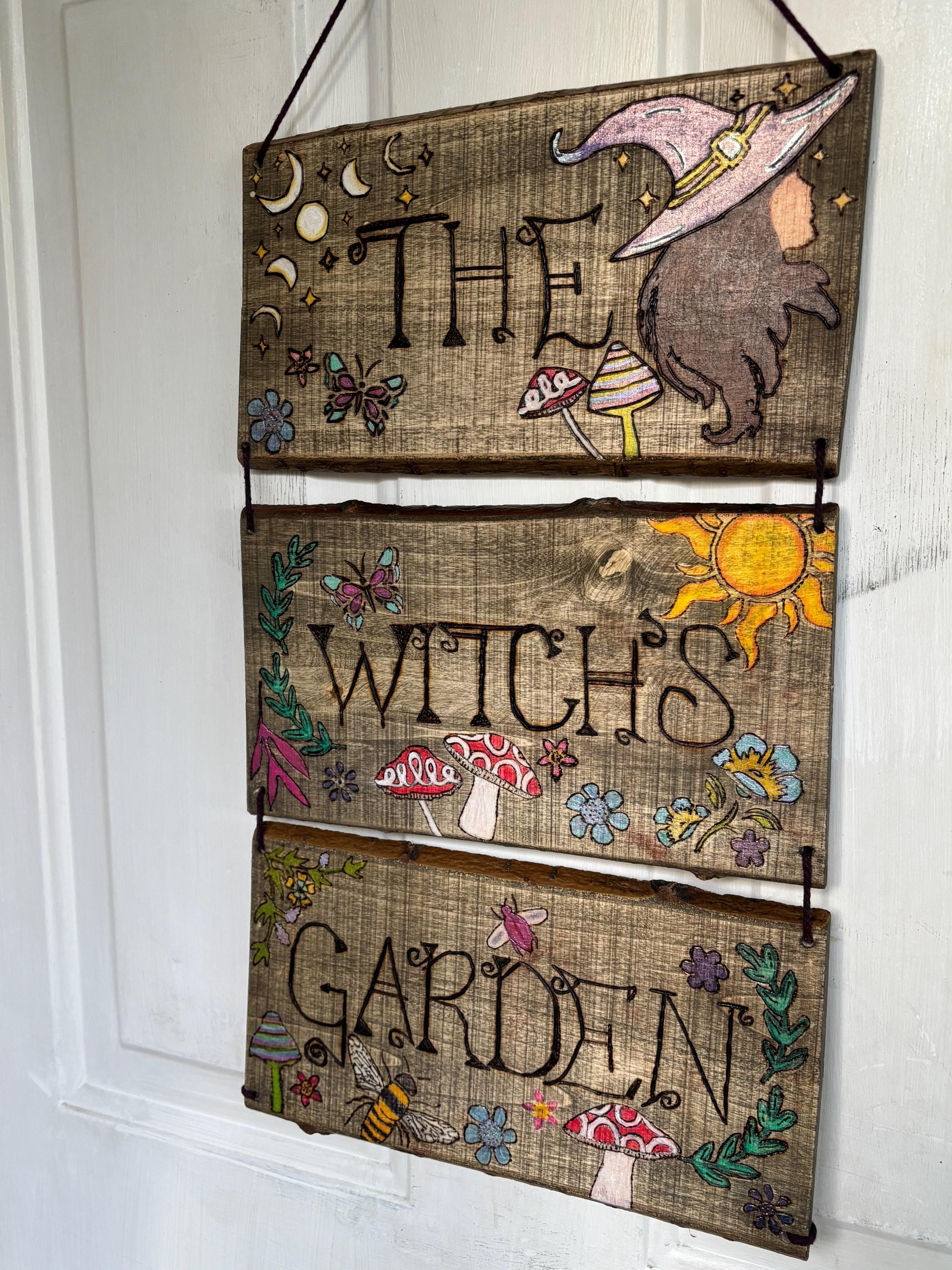 Witchy Garden Sign - Etsy