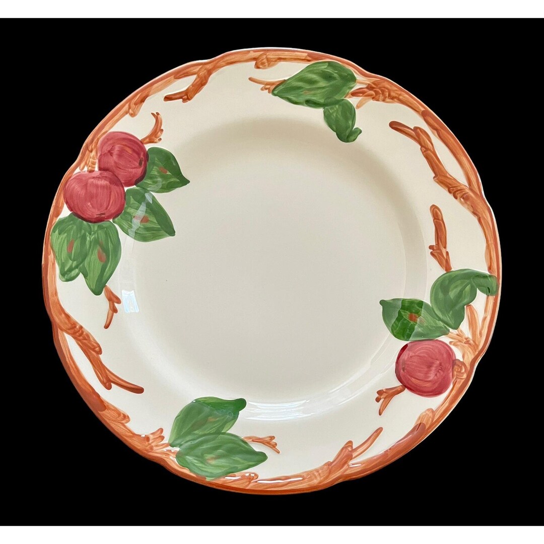 Vintage Franciscan Apple Dinnerware Dinner Plate 10.5" Made in USA C ...