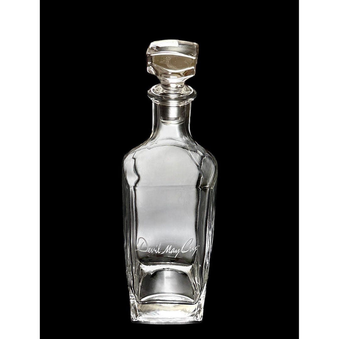 Rare Devil May Cry Crystal Decanter, Capcom Cafe Original (10") - Etsy