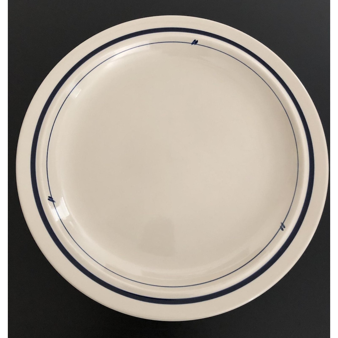 Symmetry Collection Vintage Epoch Blue 160 12" Serving Plate Round ...