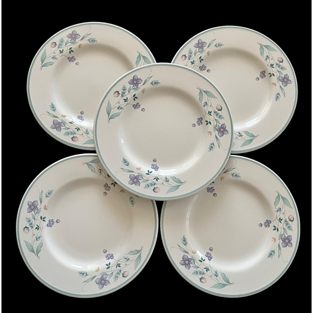 Set of 5 Pfaltzgraff April Pattern 8-1/8" Salad Plates - Etsy