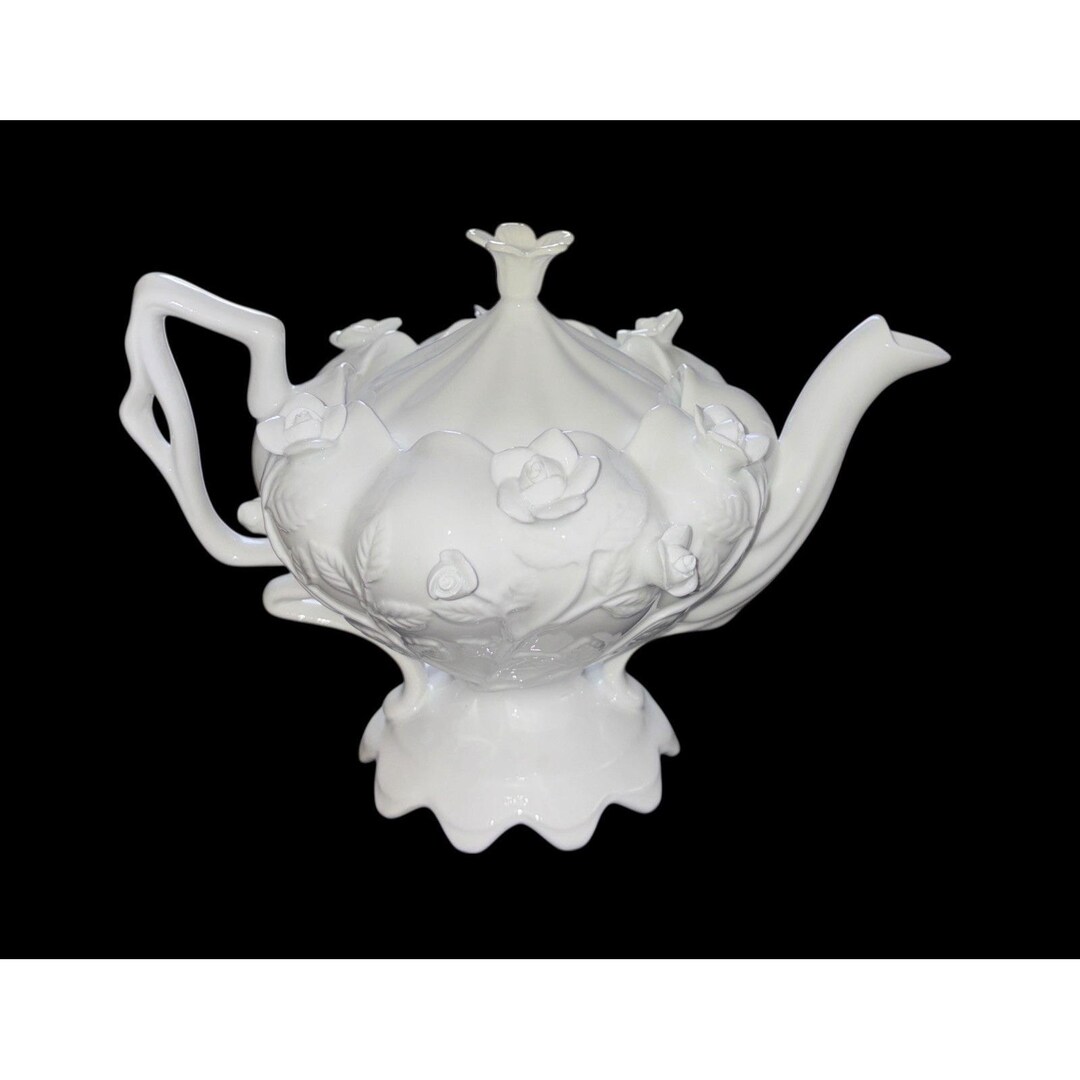 Vintage Kaldun & Bogle Y2K Hand Painted Roses Tea Pot - Etsy