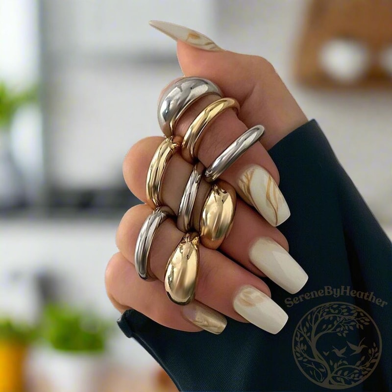 Chunky Rings - Etsy