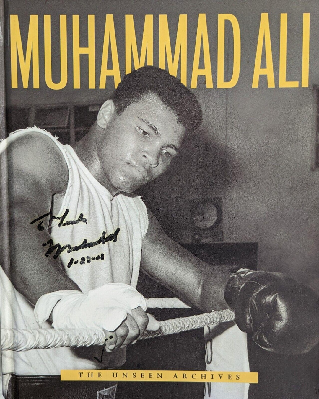Muhammad Ali Cassius Clay Dual Signed Book RARE 1/1 - Etsy