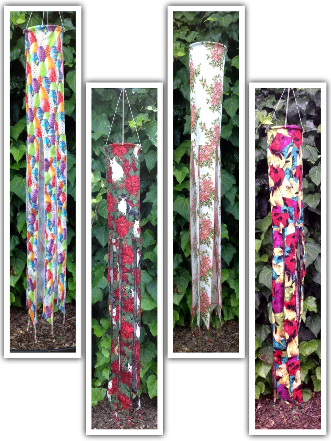 Windsocks Easter Eggs/poinsettias - Etsy