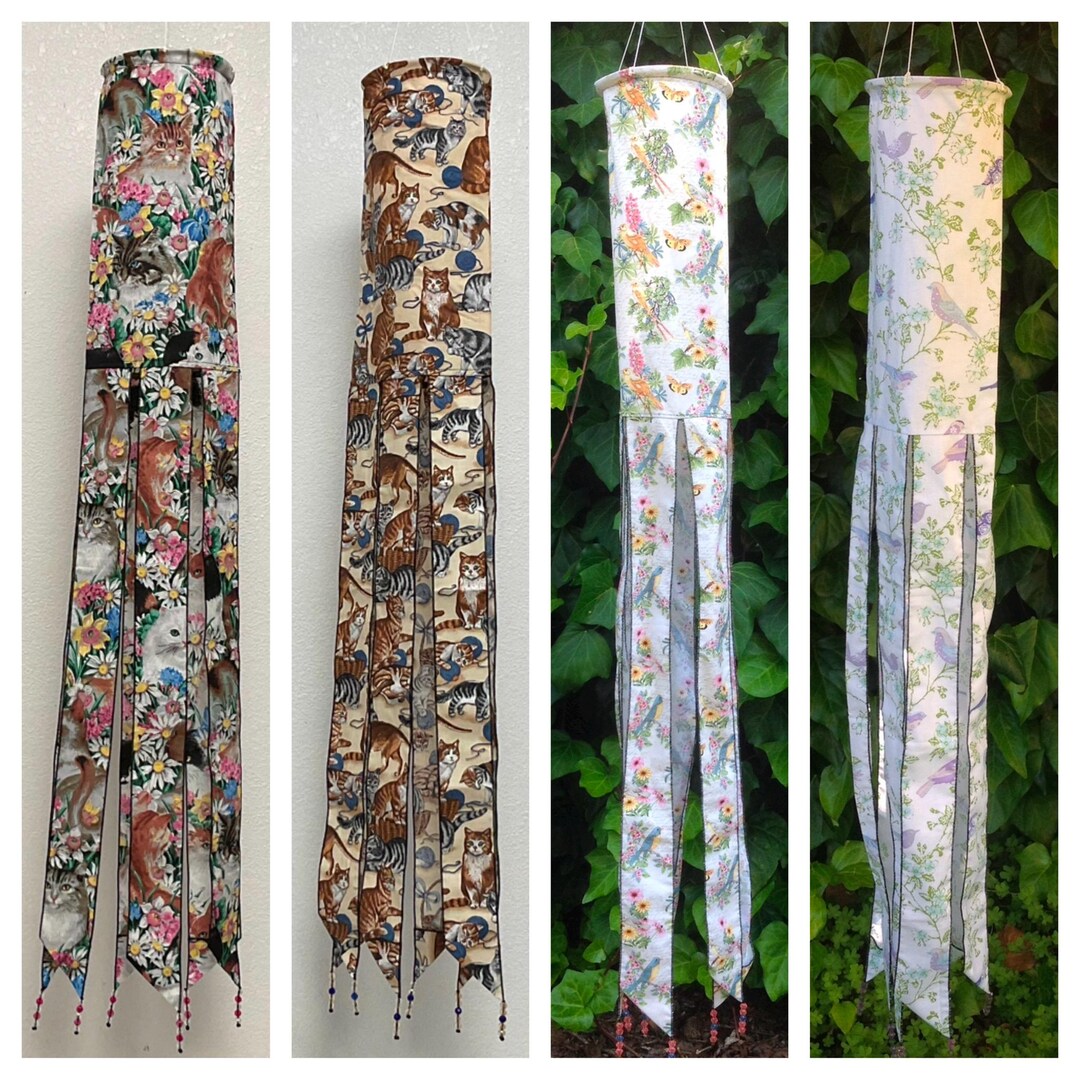 Windsock Cats/birds - Etsy