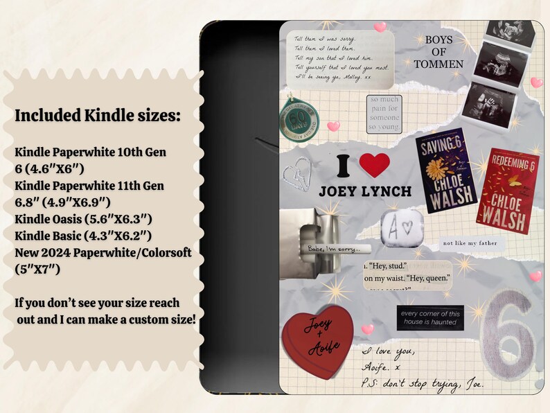 Boys of Tommen Kindle Insert, Joey Lynch, Aoife, Binding 13, Saving 6 ...