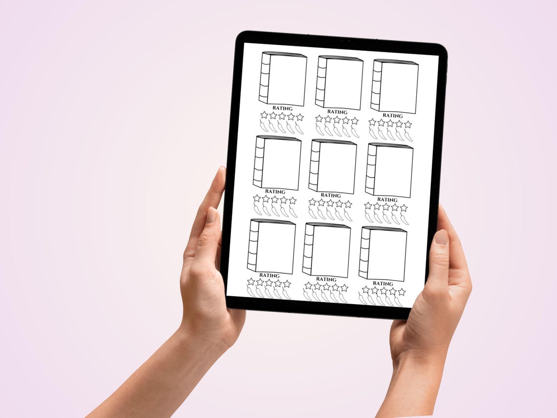 Book Review Template, Book Rating, Journal Book Review, Digital Reading ...