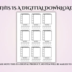 Book Review Template, Book Rating, Journal Book Review, Digital Reading ...