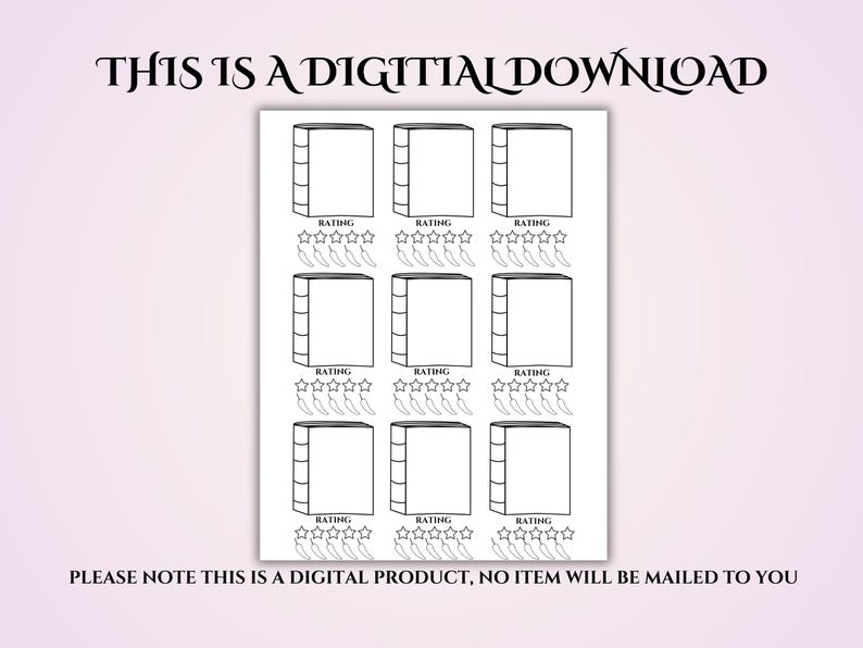 Book Review Template, Book Rating, Journal Book Review, Digital Reading ...