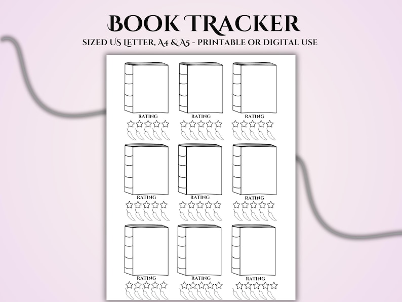 Book Review Template, Book Rating, Journal Book Review, Digital Reading ...