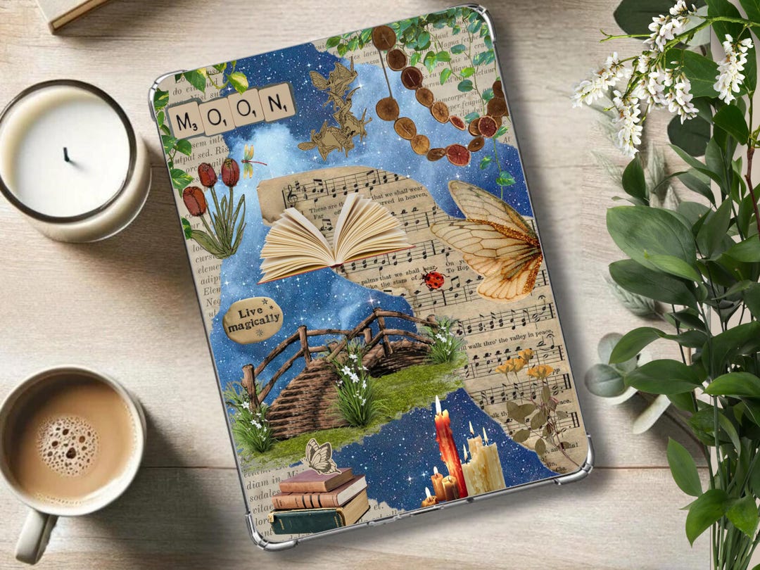 Cottagecore Kindle Case Insert, Fairycore Kindle, Bookish Kindle Design ...