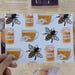 Honey, Bees, and Tea Postcard - Cute Bee Stationery, Bee Lover Gift ...