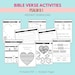 Psalm 9:1 Bible Memory Verse Activities for Kids-thanksgiving Gratitude ...