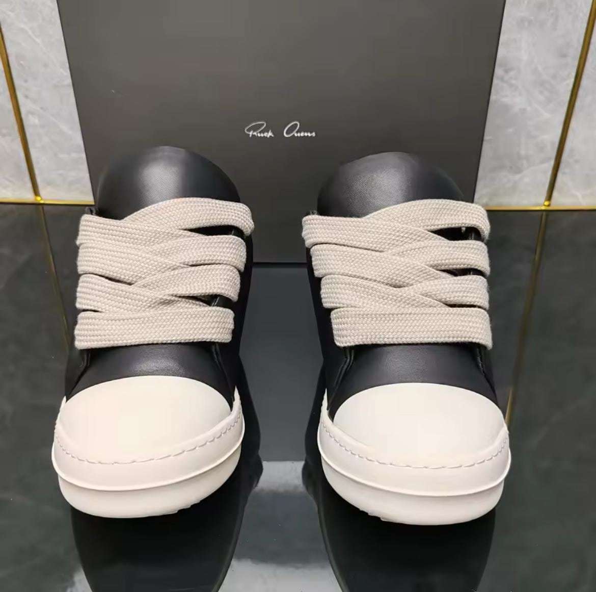 Rick Owens Jumbo Lace Low - Etsy Rick Owens Jumbo Lace Low - Etsy