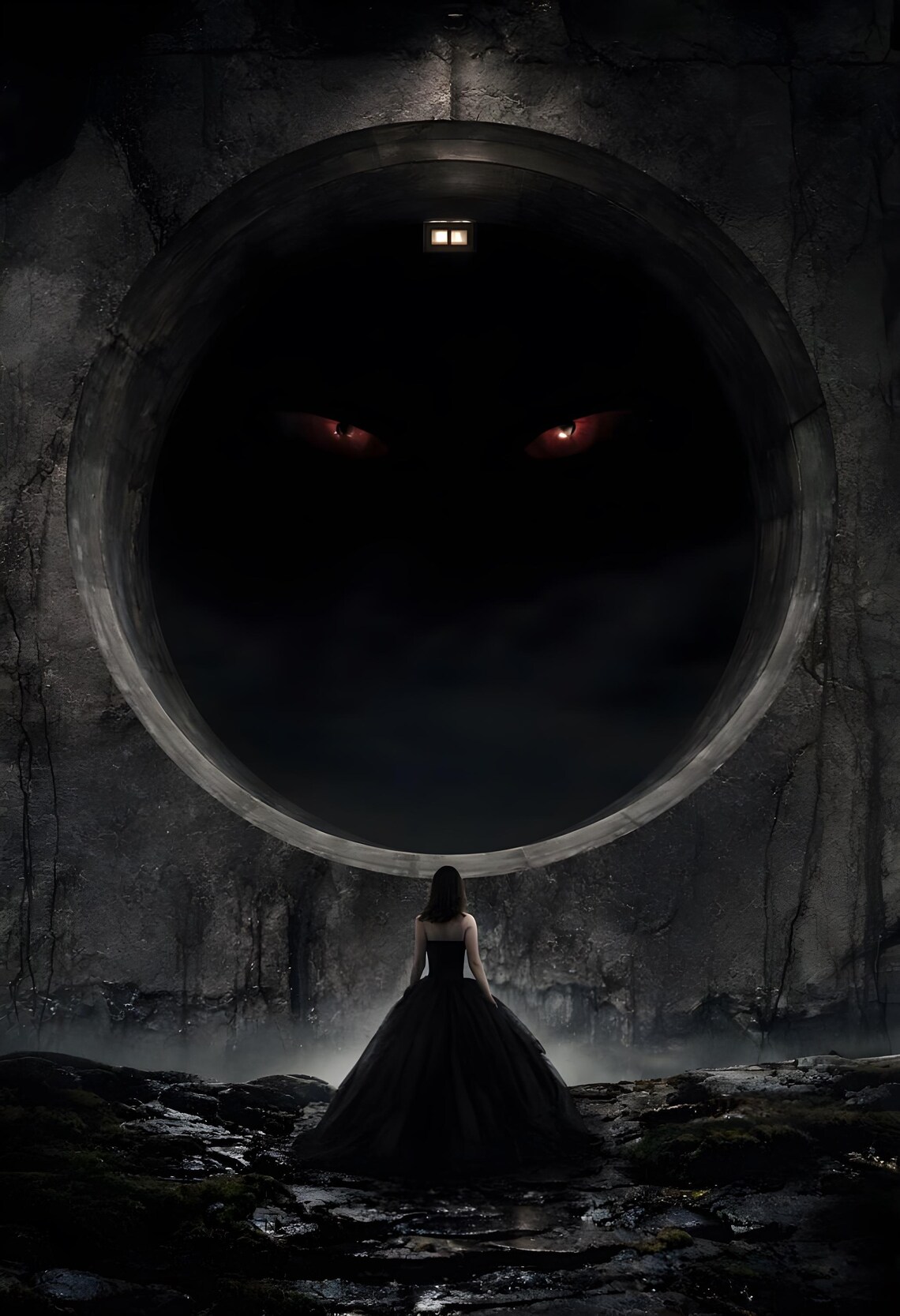 Red Eyes, Gothic Home Decor, Emo Art Print, Gothcore, Gothic Decor ...