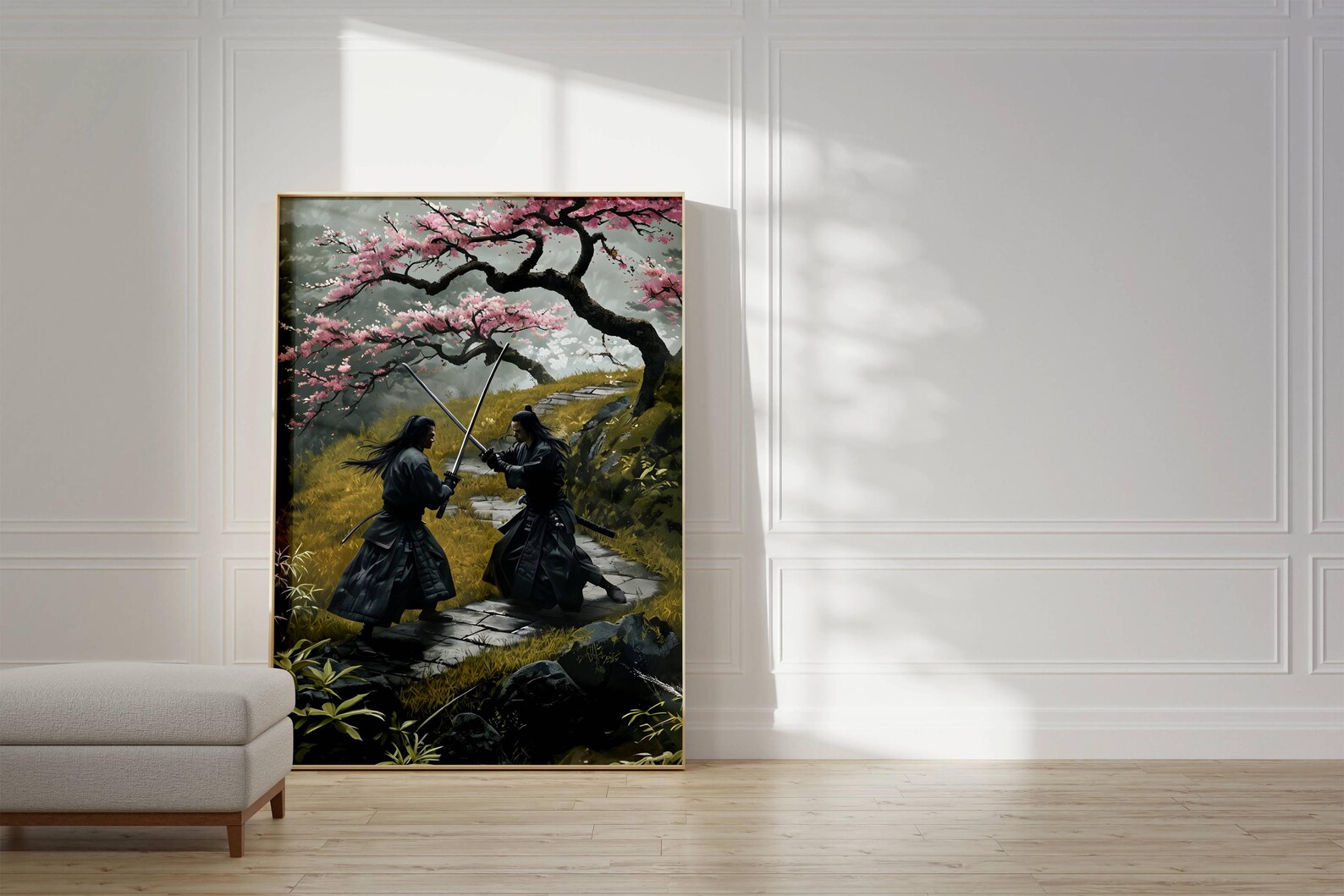 Samurai, Samurai Print, Samurai Painting, Samurai Art Print, Samurai ...
