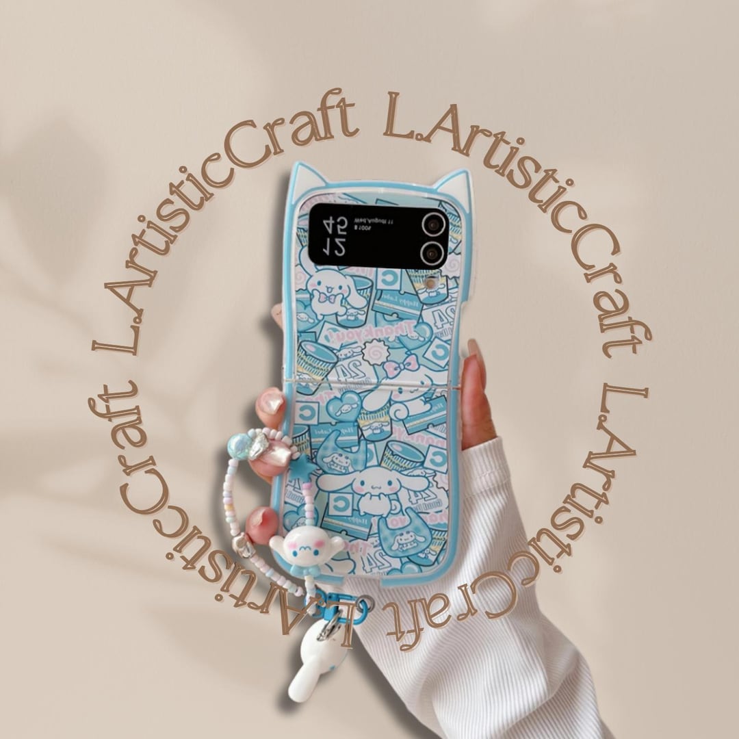 Kawaii Sanrio Galaxy Z Flip Case: My Melody, Kuromi, Hello Kitty ...