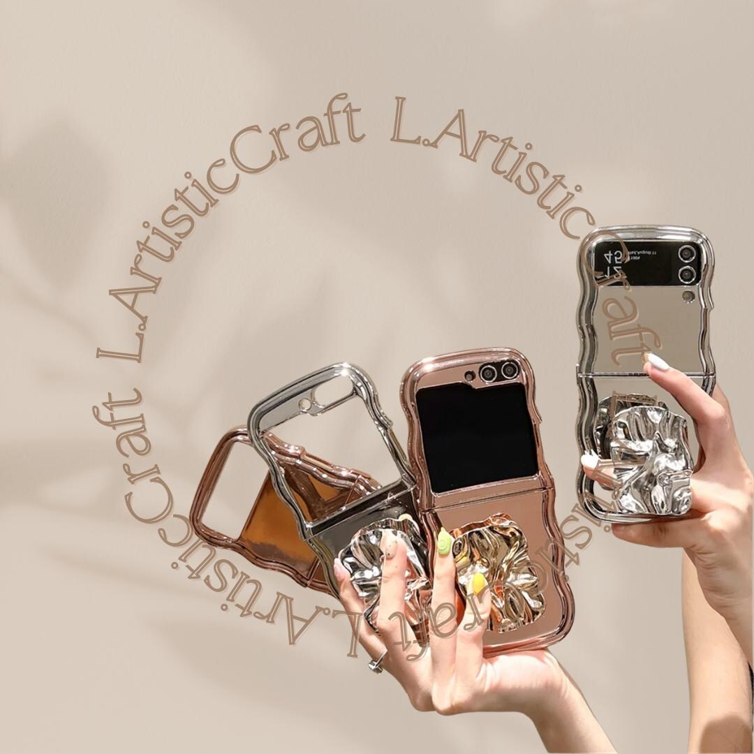 Wave Bracket Samsung Z Flip Case: Shockproof Silicone Cover - Etsy