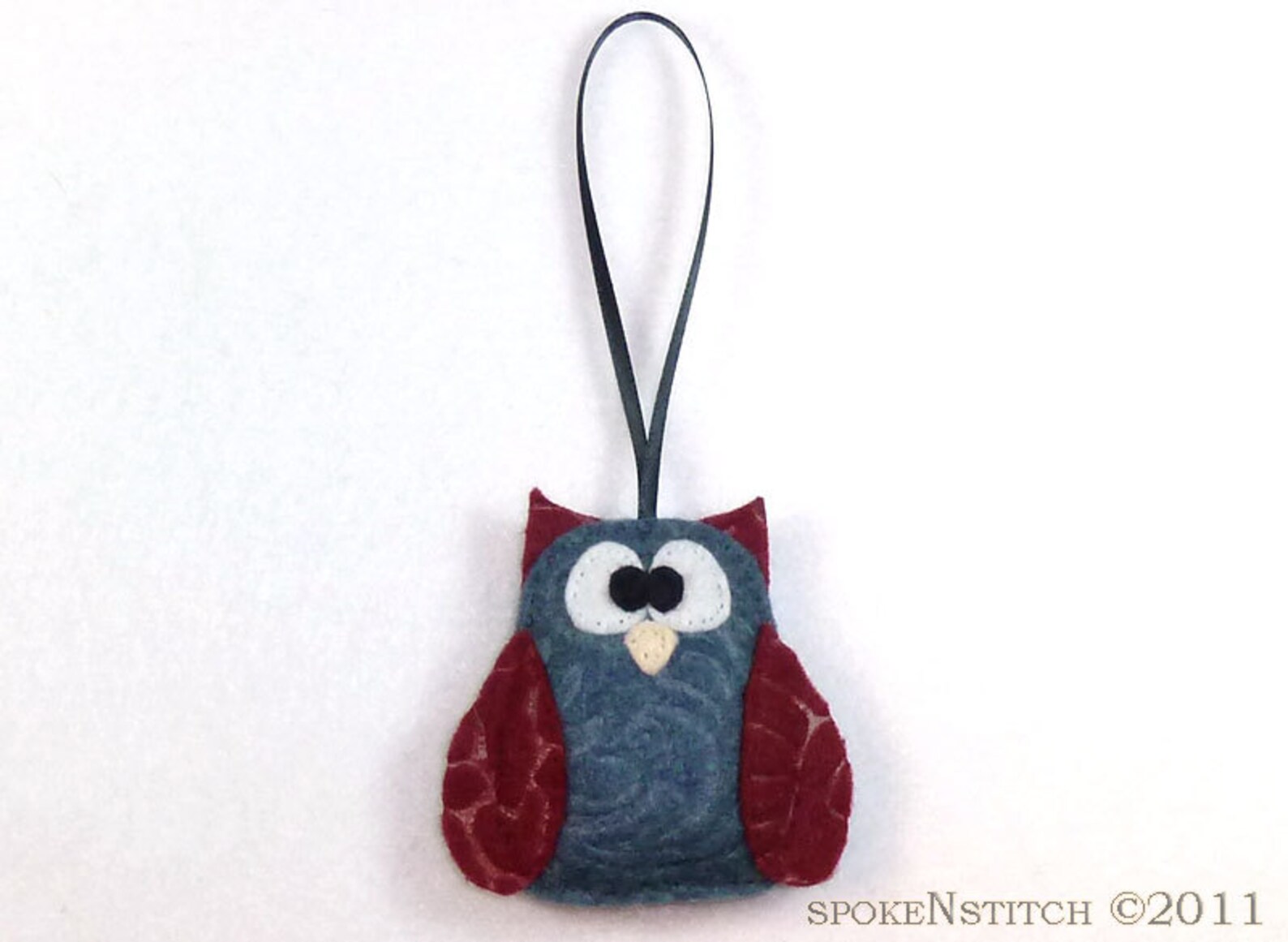 Owl Ornament PATTERN Felt Christmas Ornament Decoration DIY Sewing ...