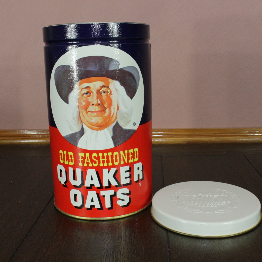 Vintage 1982 Old Fashioned Quaker Oats Tin Can Collector's Limited ...