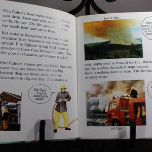 Fighting A Fire Random House Look and Learn Book 1987 - Etsy