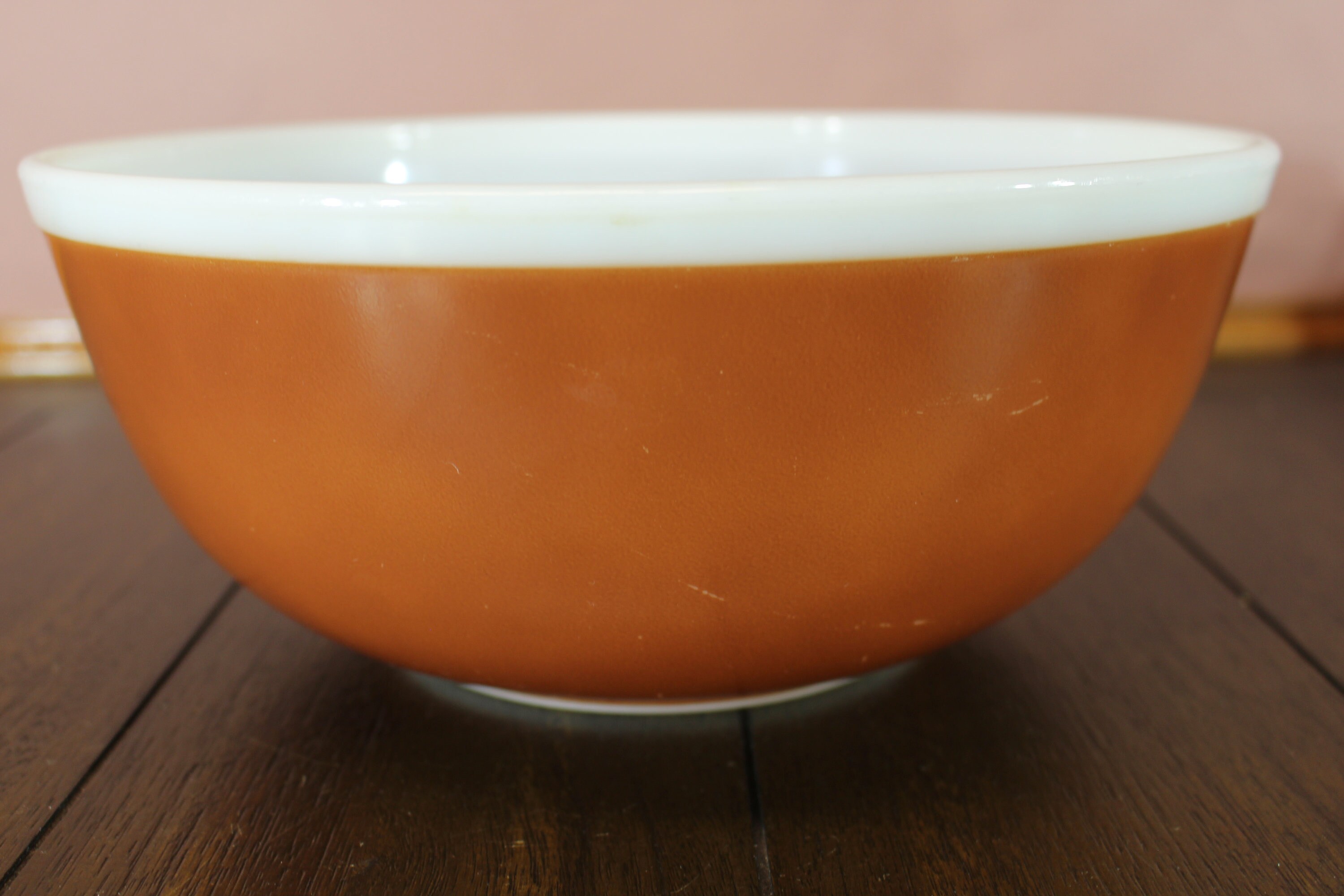 Vintage Pyrex Americana Fall Colors Brown Mixing Bowl with | Etsy