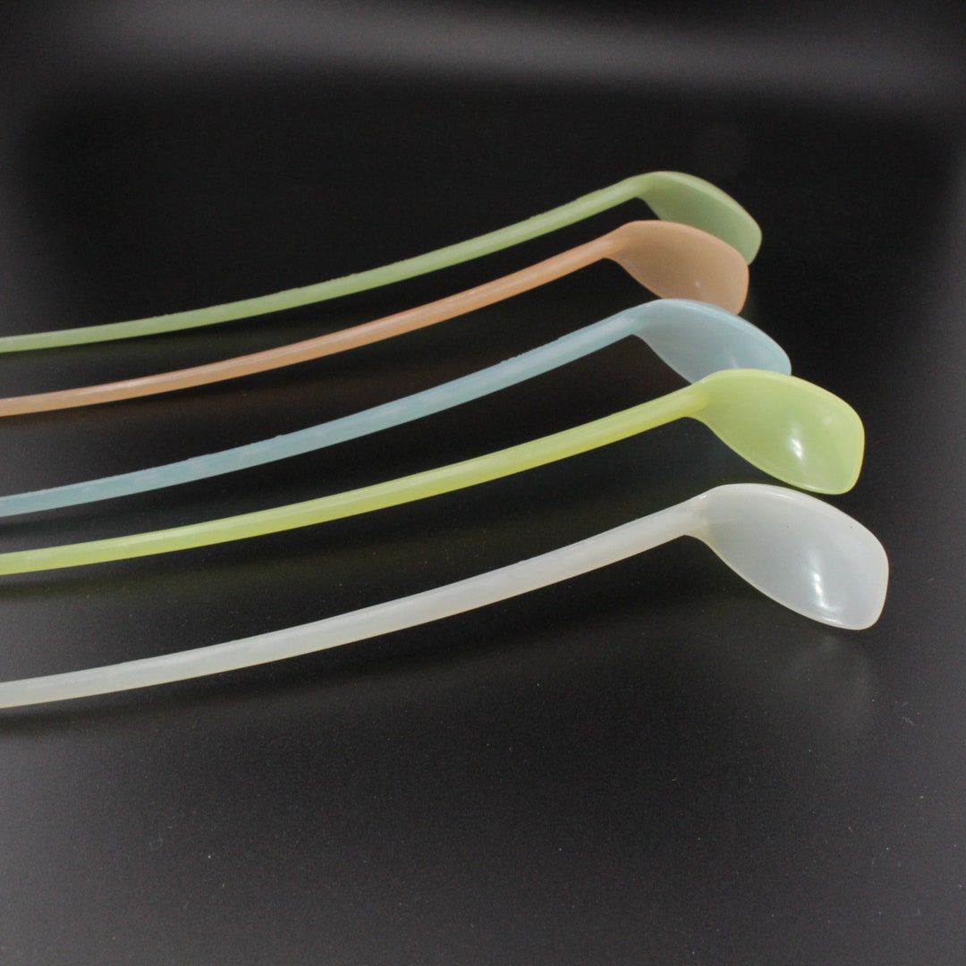 Vintage Tupperware Pastel 12" Long Island Iced Tea Float Spoon Stirrers ...