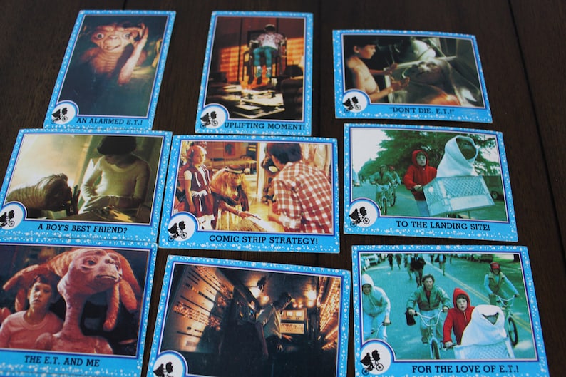 1982 ET The Extra Terrestrial Movie Photo Trading Cards 17 | Etsy