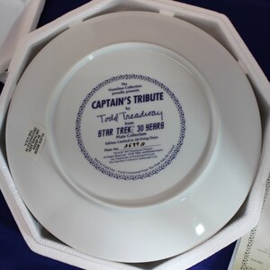 Star Trek Captain's Tribute Collector Plate 30 Years by Hamilton ...