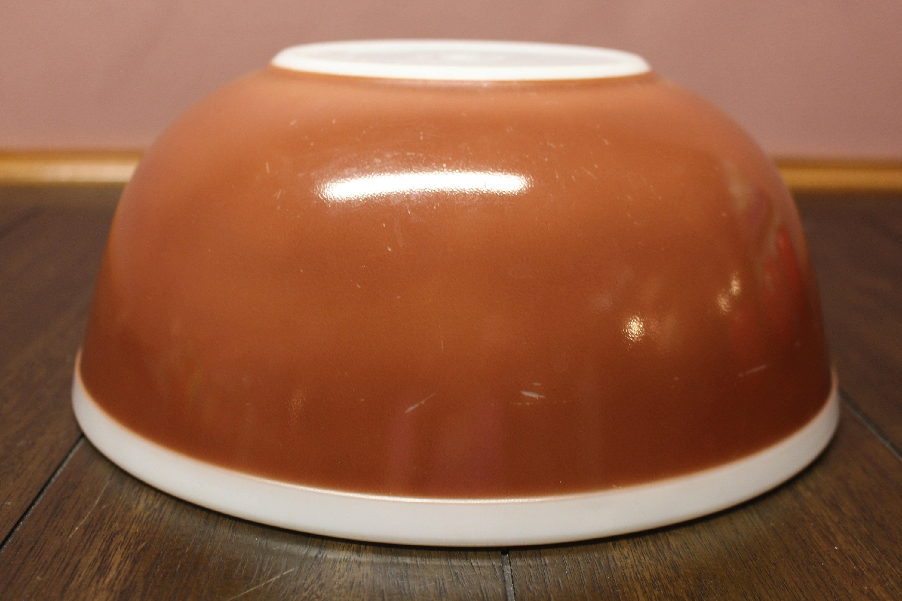 Vintage Pyrex Americana Fall Colors Brown Mixing Bowl with | Etsy