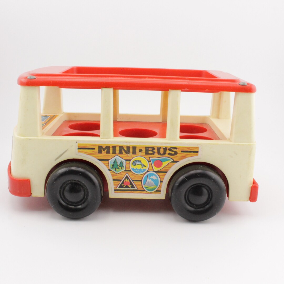 Vintage Little People Family MINI BUS Fisher Price 1969 #141 #1 - Etsy