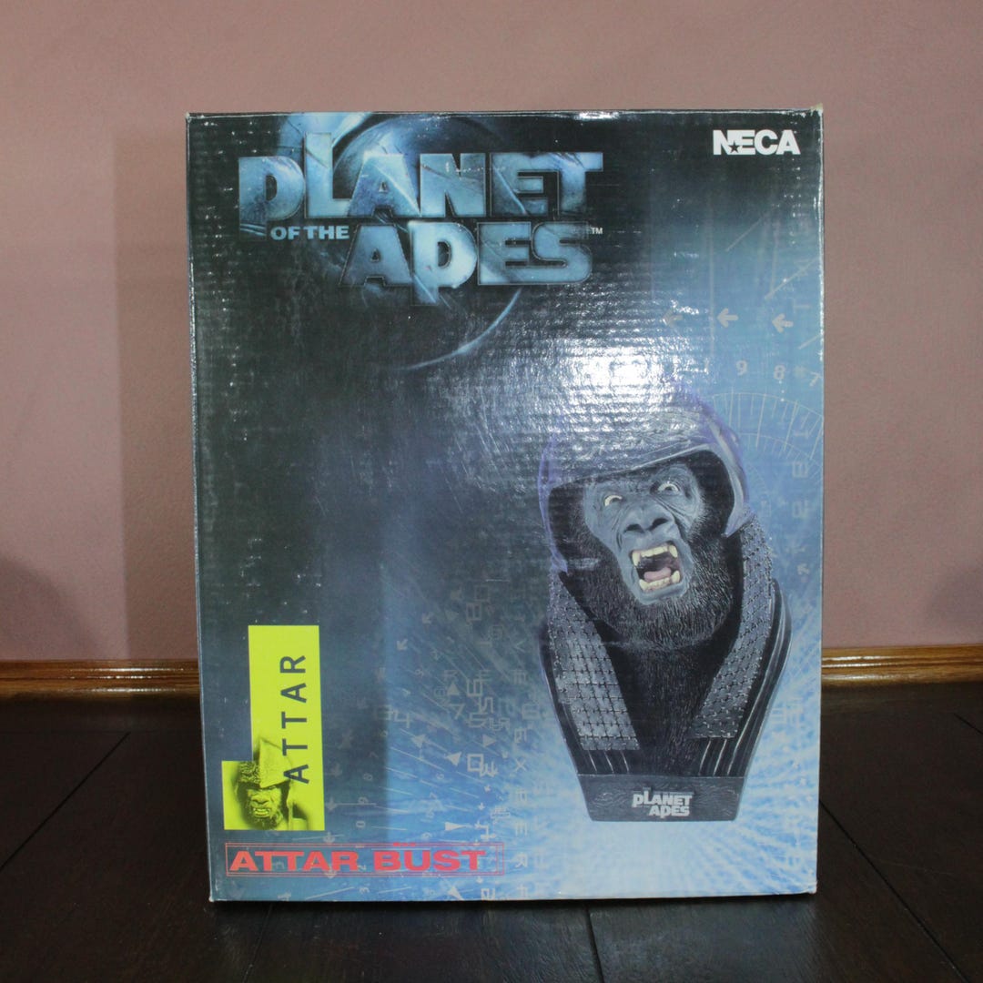 Planet of the Apes ATTAR Bust NECA 2001 Tower Records New in Box - Etsy