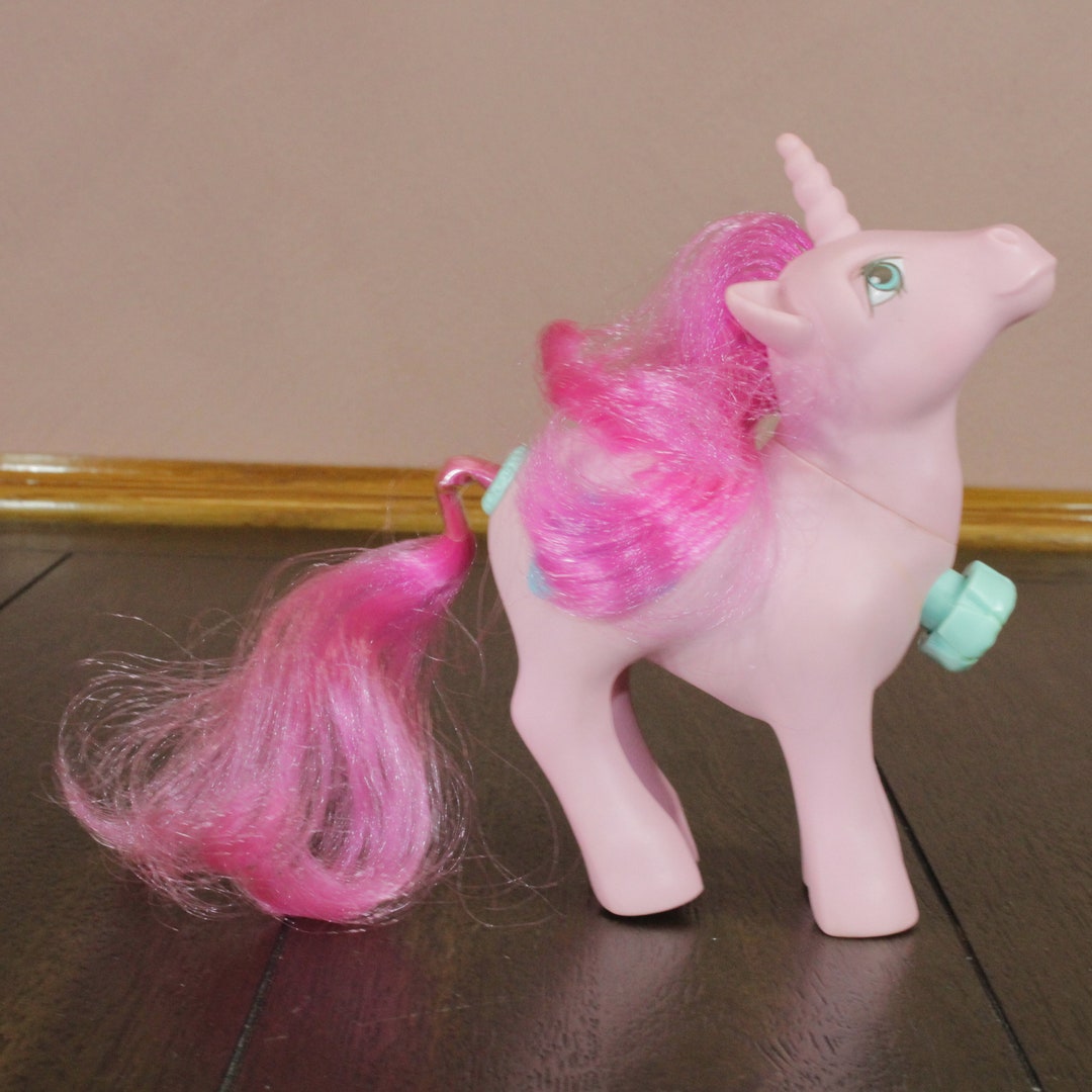 1984 My Little Pony Dance and Prance TWIRLER G1 Pink Unicorn Pink Hair ...
