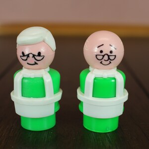 Vintage Fisher Price Little People Sesame Street Mr. and Mrs. Hooper - Etsy