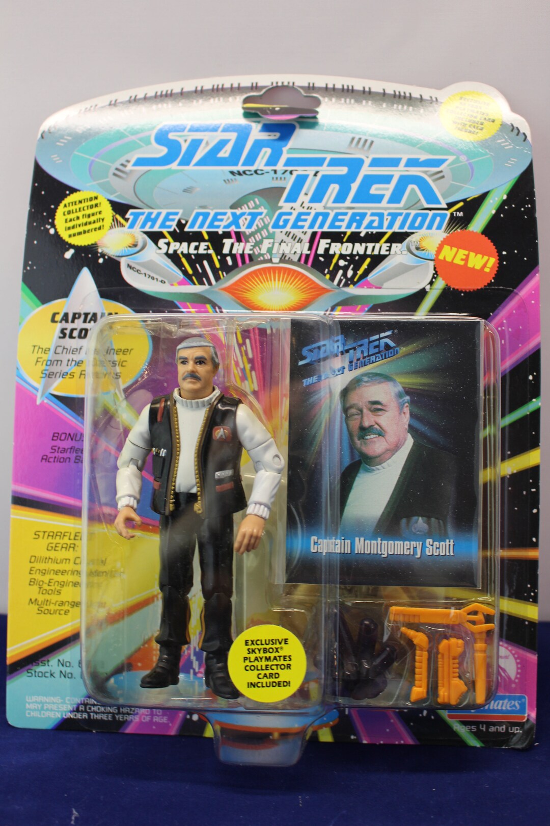 Star Trek Captain Scott Action Figure the Next Generation Playmates ...