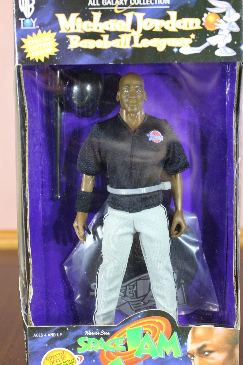 Michael Jordan space Jam Baseball Leaguer Action - Etsy