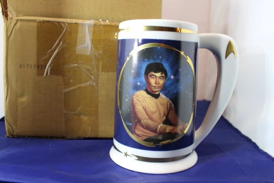 1994 Hamilton Collection STAR TREK SULU Collector Beer Tankard Stein ...