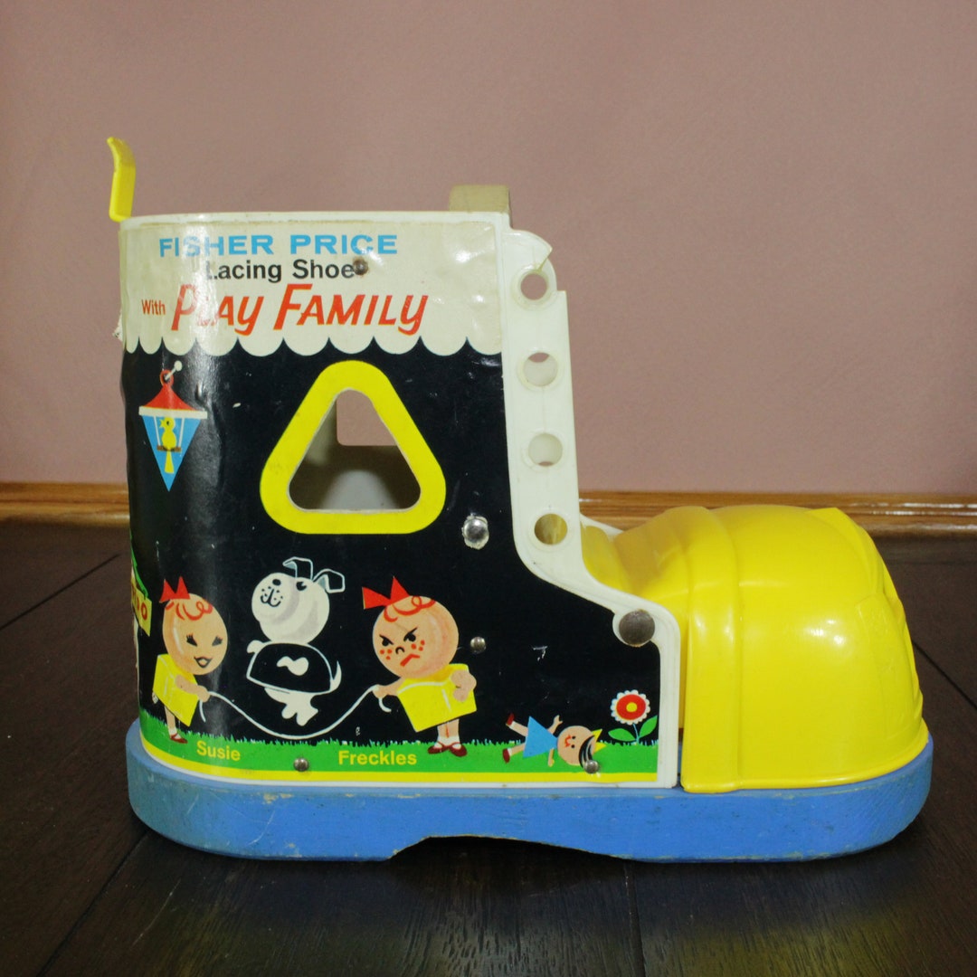 Fisher Price 1965 Lacing Shoe Play Family #136 Shoe Only - Etsy