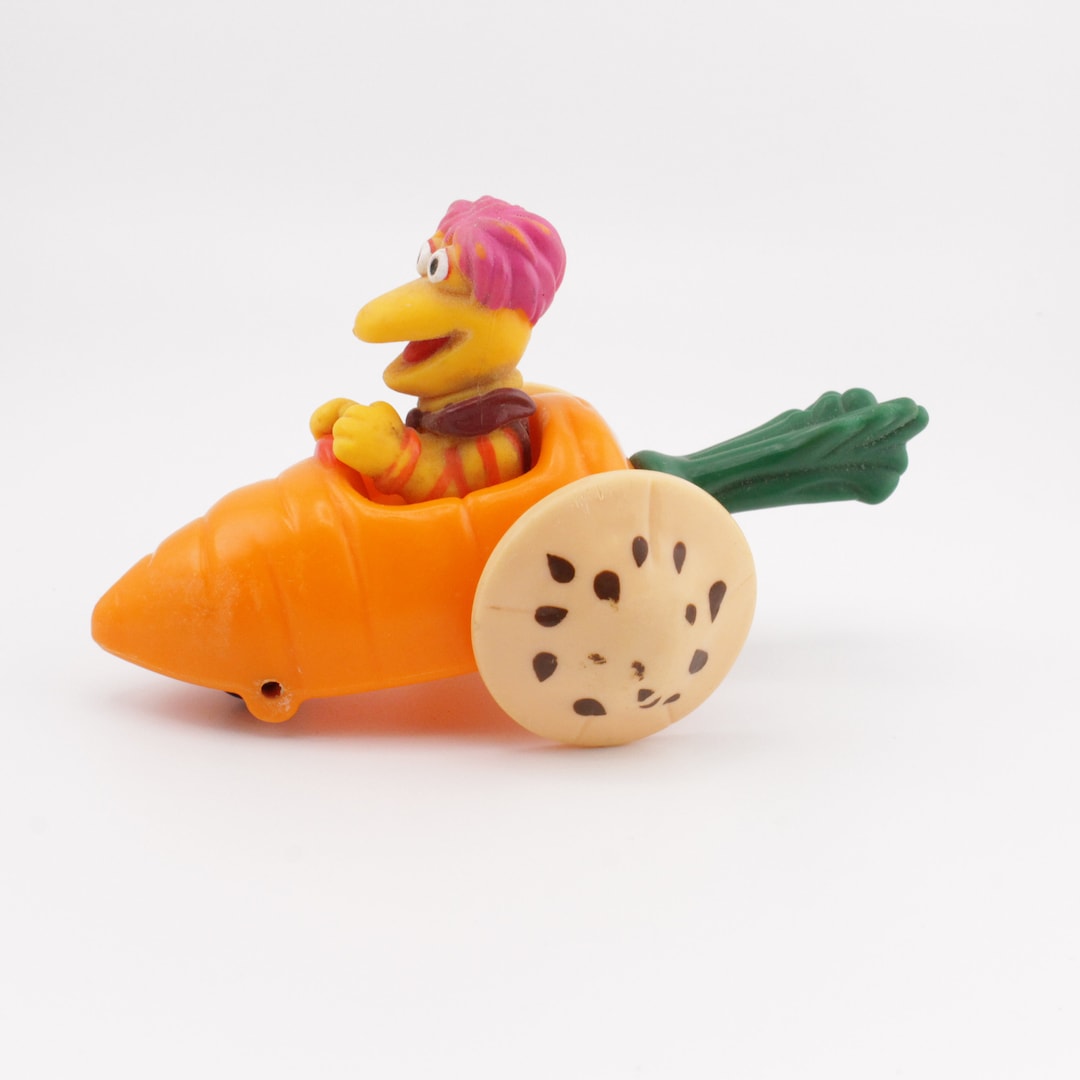 1988 Fraggle Rock Gobo in Carrot Car Mcdonald's Happy Meal Toy #2 - Etsy