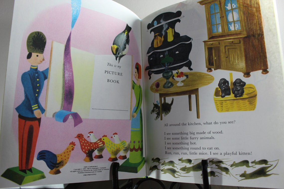 My First Picture Book Leonard Weisgard 1982 Hardcover | Etsy