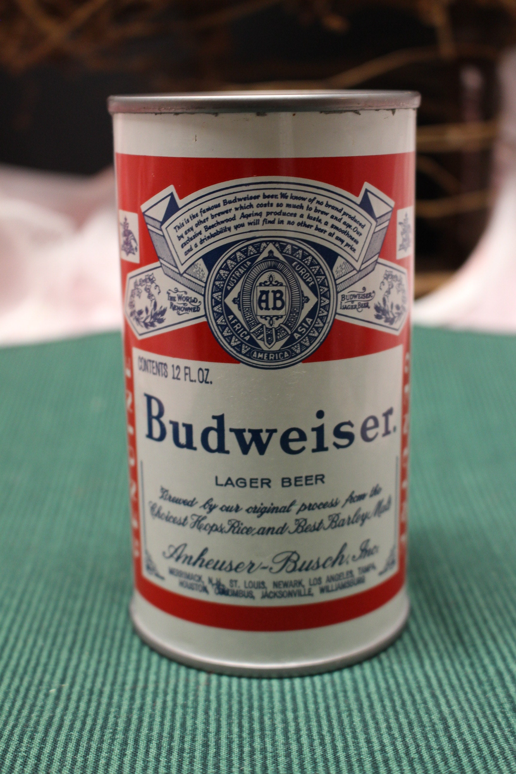 Vintage Budweiser Cans