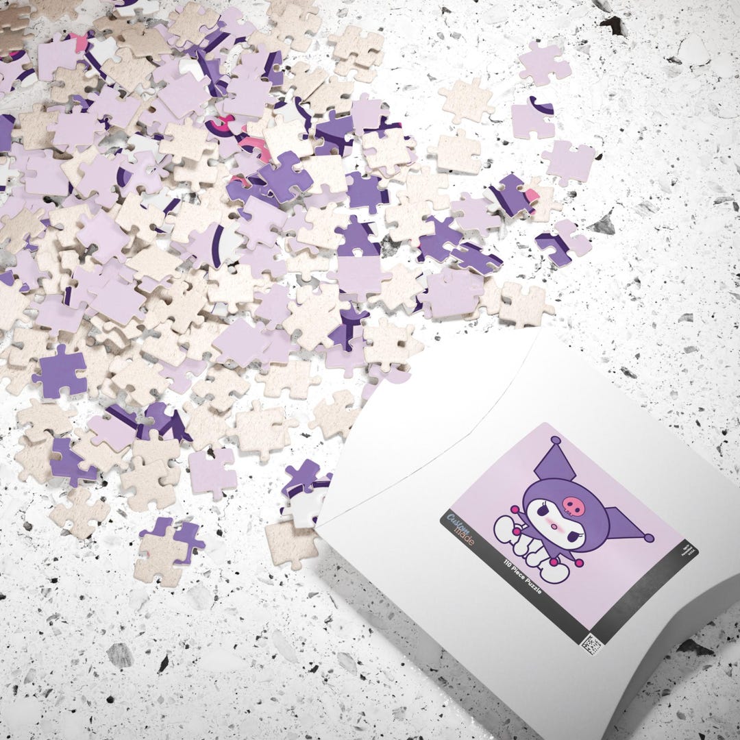 Puzzle, Cute Kuromi Jigsaw Puzzle, Fun Brain Teaser Game, Relaxing ...