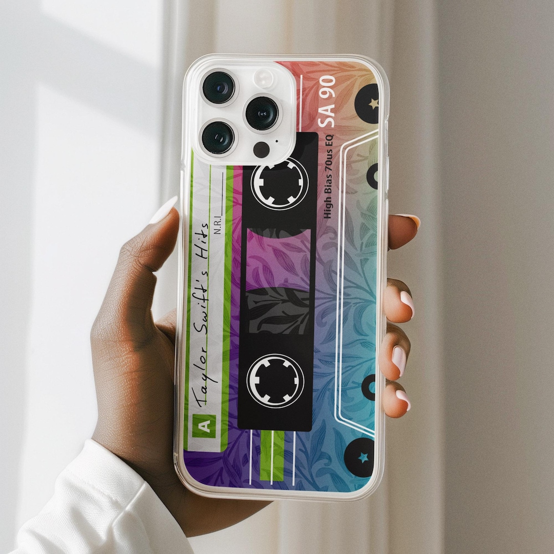 Retro Vibes: Personalized Cassette Tape Phone Case for Music Lovers ...