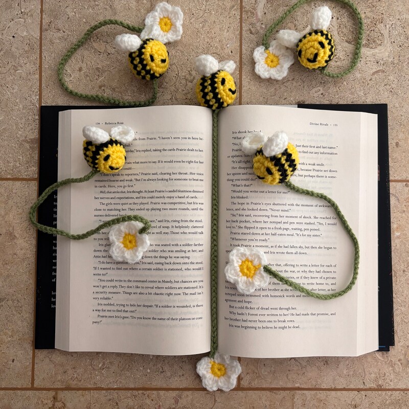 Bee Bookmark - Etsy