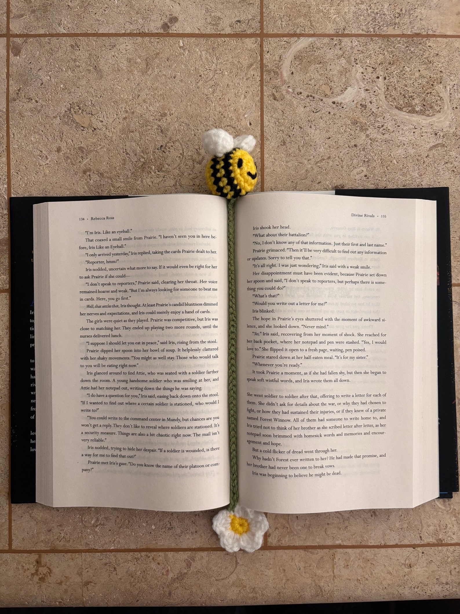 Crocheted Bee Bookmark - Handmade Book Lover Gift, Cute Gift Idea - Etsy