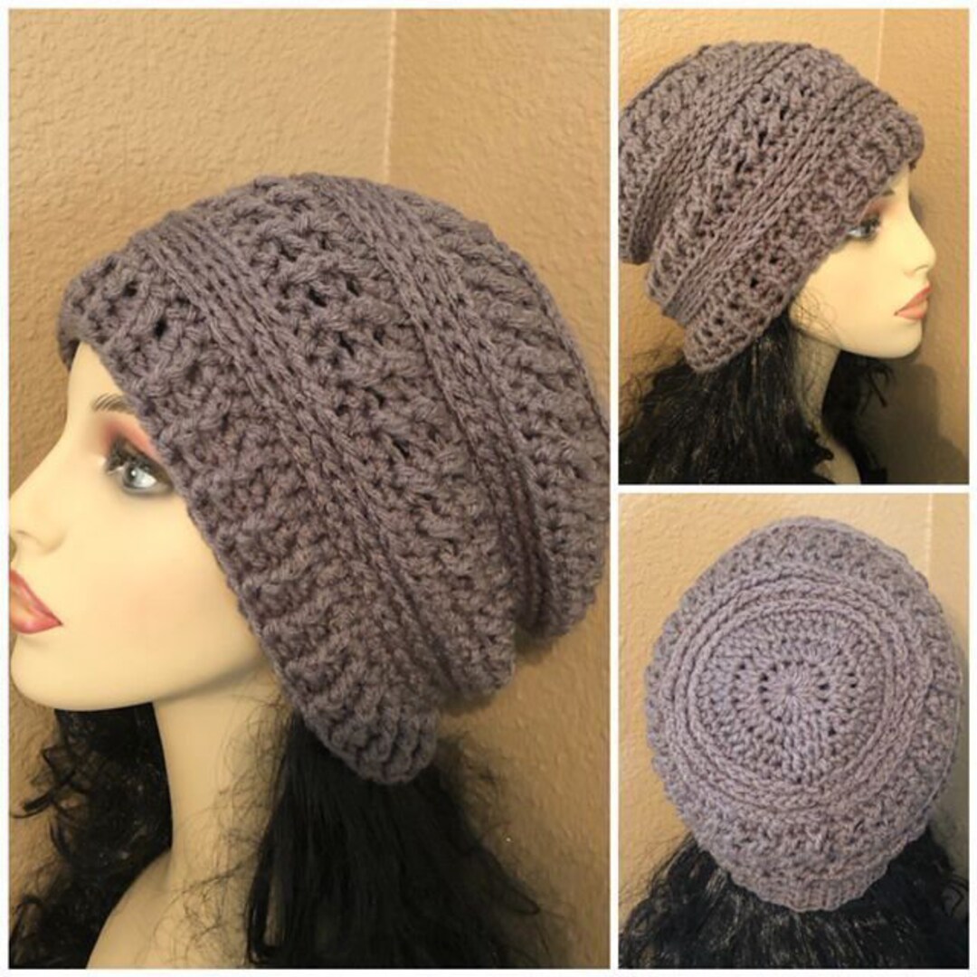 Ready to Ship the Nirvana Slouchy Beanie Crochet Hat, Adult Size - Etsy
