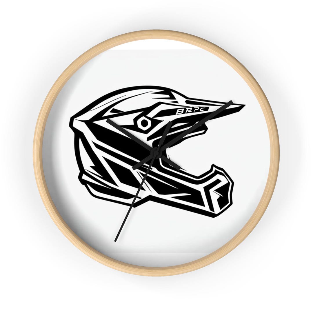 Helmet Wall Clock - Etsy
